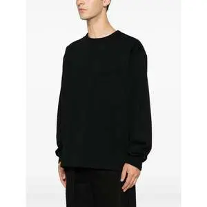 LEMAIRE Cotton Crew Neck Long Sleeve Sweatshirt With Chest Pocket