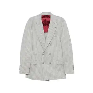 Brunello Cucinelli Double-breasted Pinstripe Blazer