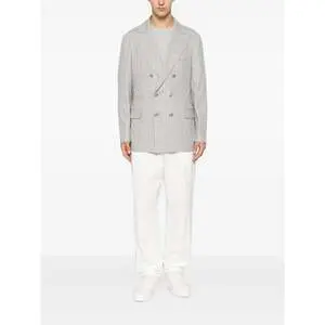Brunello Cucinelli Double-breasted Pinstripe Blazer