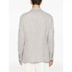 Brunello Cucinelli Double-breasted Pinstripe Blazer