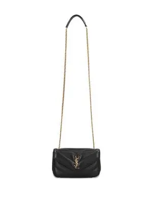 Saint Laurent Loulou Mini Leather Crossbody Bag - Multicolor