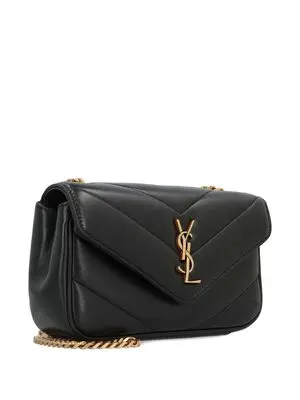 Saint Laurent Loulou Mini Leather Crossbody Bag - Multicolor