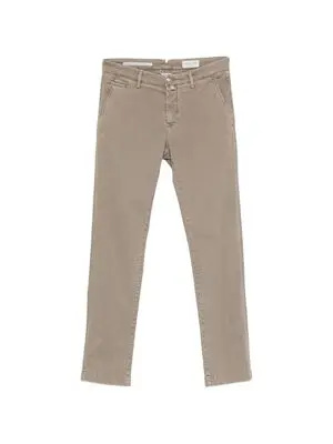 Jacob Cohen Slim Fit Cotton Trousers - Multicolor