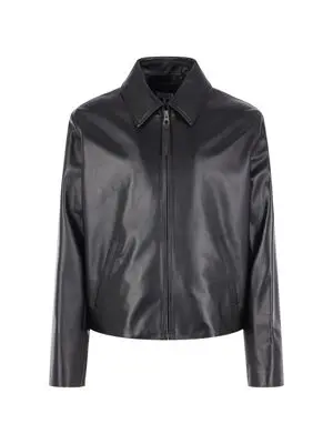 Loewe Leather Zip-up Jacket - Multicolor