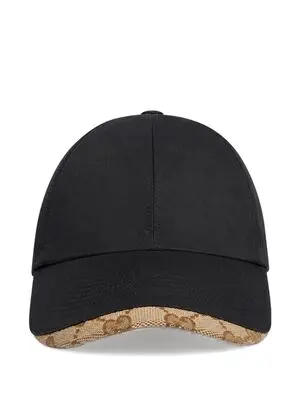 Gucci Baseball Cap With Gg Supreme Trim - Multicolor