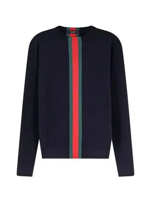 Gucci Web Detail Cotton T-shirt - Multicolor