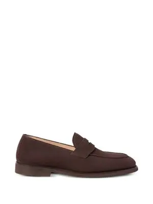 Brunello Cucinelli Suede Leather Loafers - Multicolor