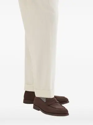 Brunello Cucinelli Suede Leather Loafers