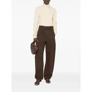 LEMAIRE Denim Wide-leg Jeans - Brown