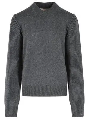 Marni Virgin Wool And Cashmere Sweater - Gray