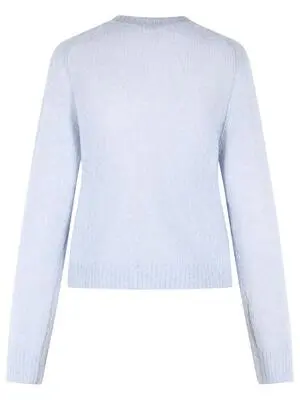 LISA YANG Solene Sweater In Light Cotton And Cashmere - Blue