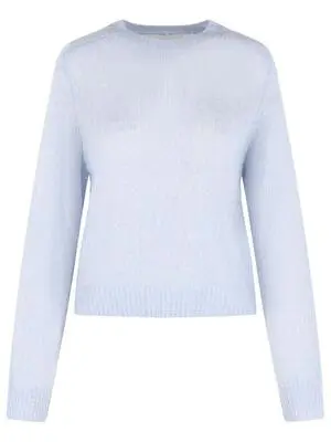 LISA YANG Solene Sweater In Light Cotton And Cashmere - Blue