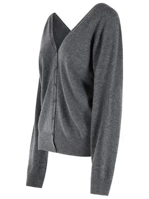 LISA YANG Jiani Cashmere Cardigan - Gray
