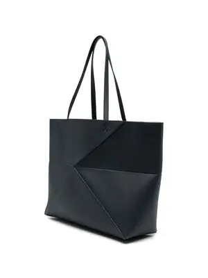 Loewe Puzzle Fold Large Leather Tote - Multicolor