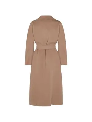Max Mara Belted Long Coat - Multicolor
