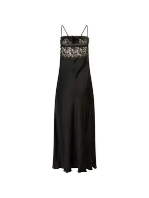 Chloé Satin Silk Long Dress