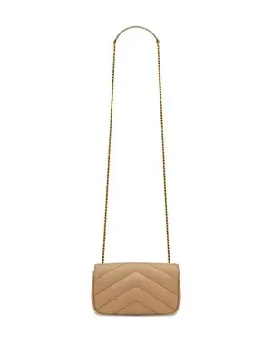 Saint Laurent Loulou Mini Leather Crossbody Bag - Multicolor