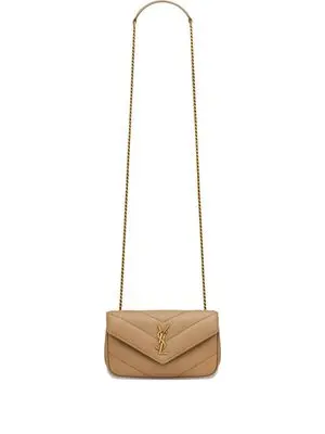 Saint Laurent Loulou Mini Leather Crossbody Bag - Multicolor