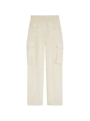 Phoebe Philo Silk Cargo Trousers