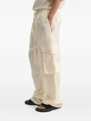Phoebe Philo Silk Cargo Trousers