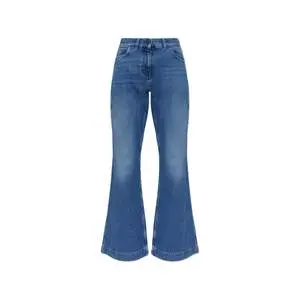 Moncler Wide-leg Denim Jeans With Faded Effect - Blue