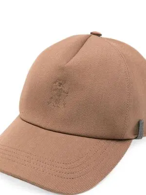 Brunello Cucinelli Embroidered Logo Baseball Cap - Multicolor