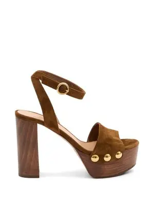 GIANVITO ROSSI Ardea Heel Sandals - Multicolor
