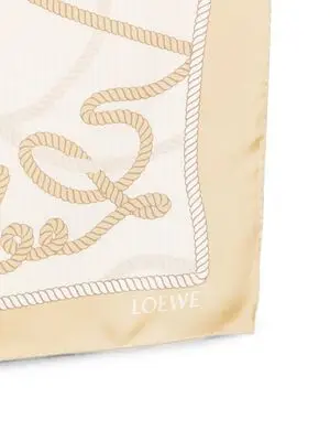 Loewe Printed Silk Foulard