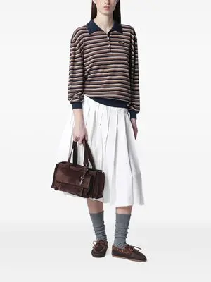 Miu Miu Utilitaire Suede Leather Tote Bag