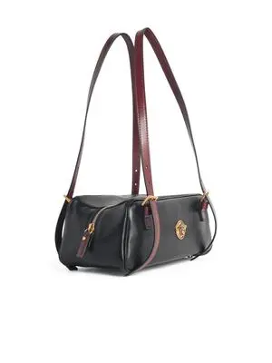 Versace Emblème' Nappa Leather Bowling Bag