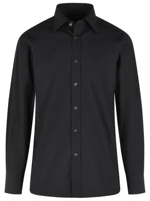 TOM FORD Slim' Cotton Shirt - Black