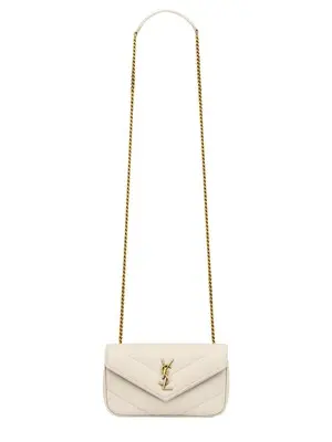Saint Laurent Borsa "loulou" Mini - Ivory