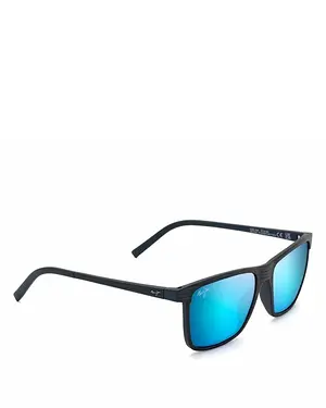 Maui Jim One Way Square Frame Sunglasses, 58mm - Blue/blue Hawaii