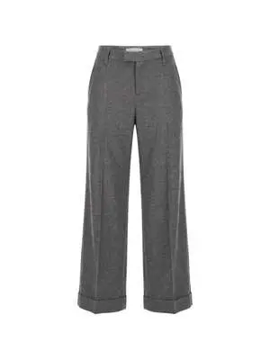 Brunello Cucinelli Wool Trousers - Multicolor