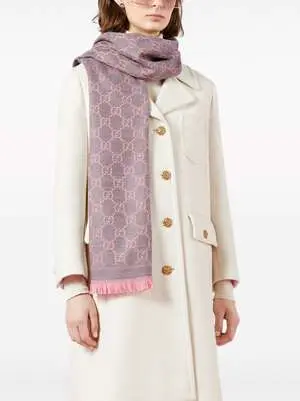 Gucci Gg Wool Scarf