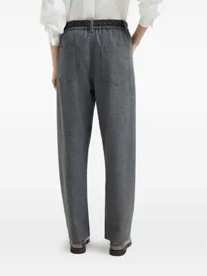 Brunello Cucinelli Wool Trousers - Multicolor