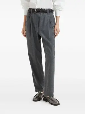 Brunello Cucinelli Wool Trousers - Multicolor