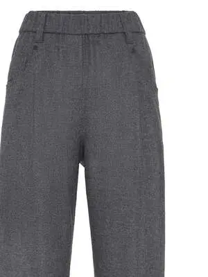Brunello Cucinelli Wool Trousers - Multicolor