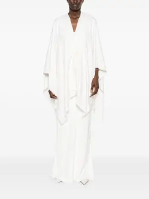 Fendi Textured Cape Coat - Multicolor