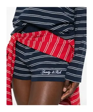 SPORTY  RICH Striped Shorts