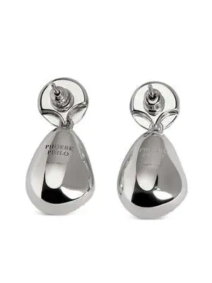 Phoebe Philo Pebble Silver Earrings