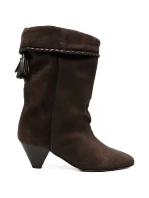 Isabel Marant Étoile Dalby Suede Leather Boots - Multicolor