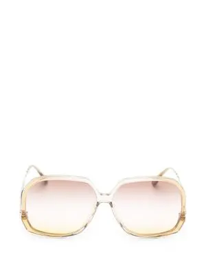 Chloé Oversized Square Frame Sunglasses - Multicolor