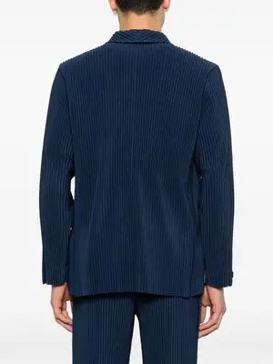 Issey Miyake Pleated Single-breasted Jacket