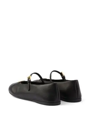 Prada Leather Ballerina Flats - Multicolor