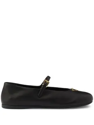 Prada Leather Ballerina Flats - Multicolor