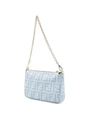 Fendi Baguette Denim Pouch