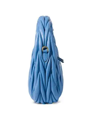 Miu Miu Wander Small Leather Hobo Bag