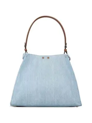 Fendi Way Medium Denim Tote - Multicolor