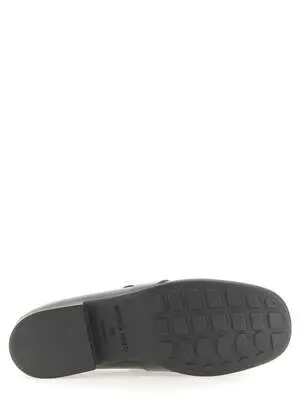 Bottega Veneta Moccasin Monsieur Loafers With Gold Tone Hardware